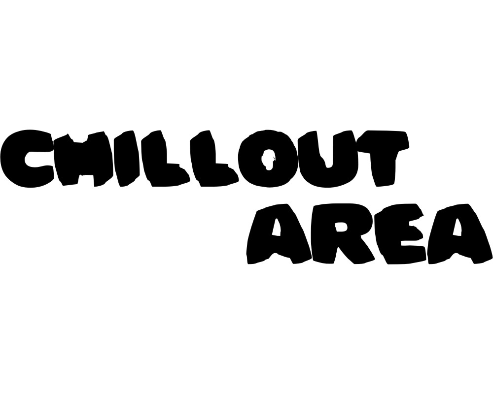 Wandtattoo Chillout Area Wandaufkleber | plot4u