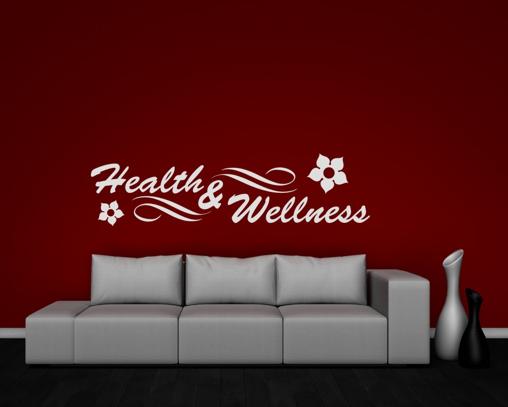 Wandtattoo Health & Wellness Wandsticker | plot4u