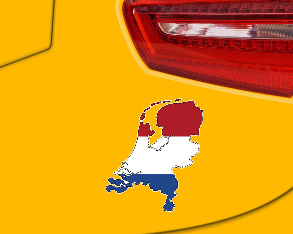 Niederlande Aufkleber Autosticker in Nationalfarben | plot4u