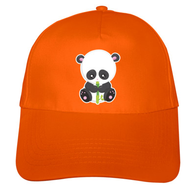 Kinder Kappe Panda mit Bambus Mütze Cap Kindermütze Kids | plot4u